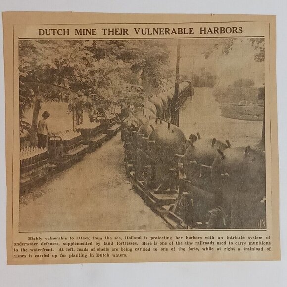 Office | Wwii Dutch Mine Their Harbors Moving By Rail Military ...